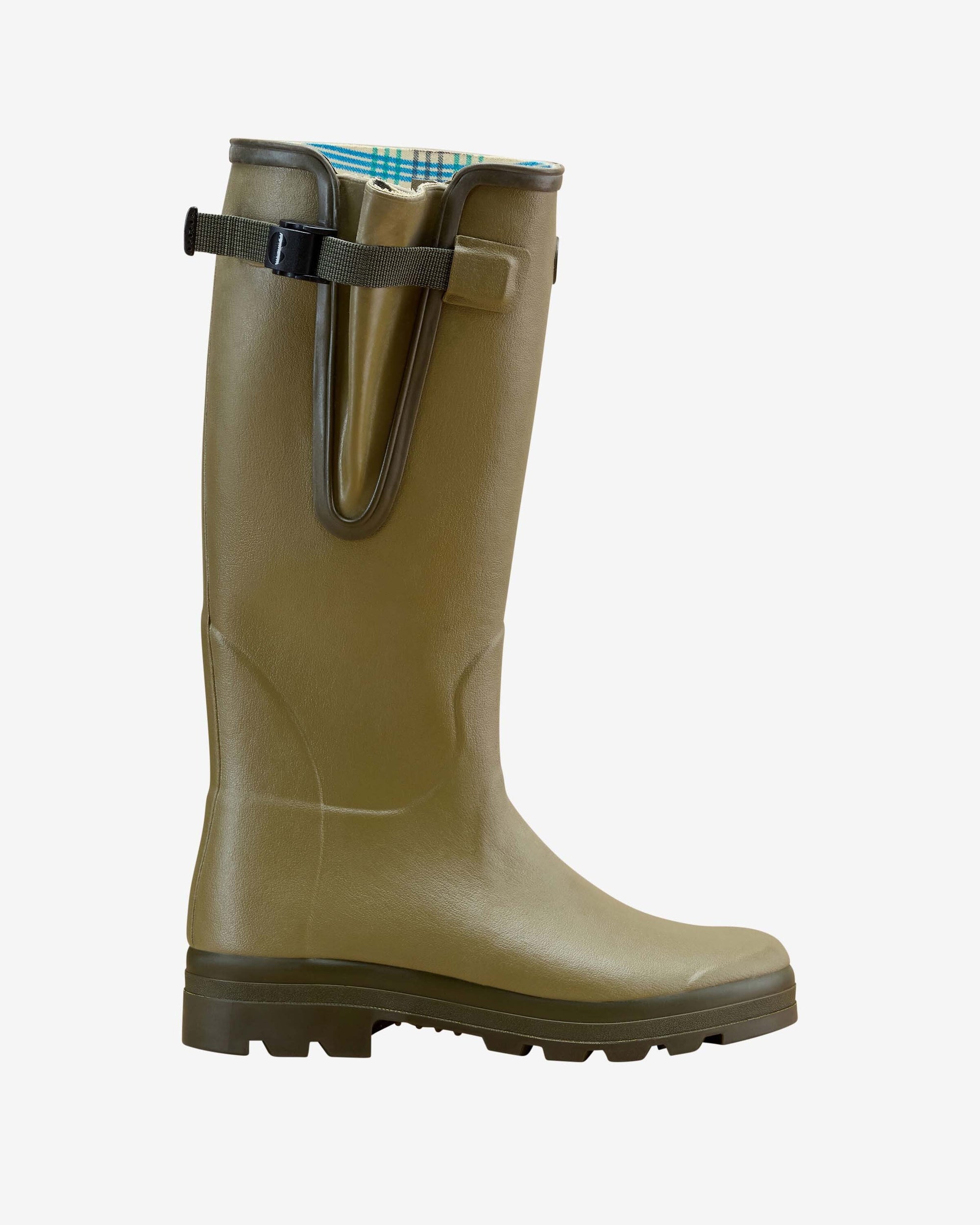 Men's Vierzon Jersey Lined Wellington Boot Green | Le Chameau