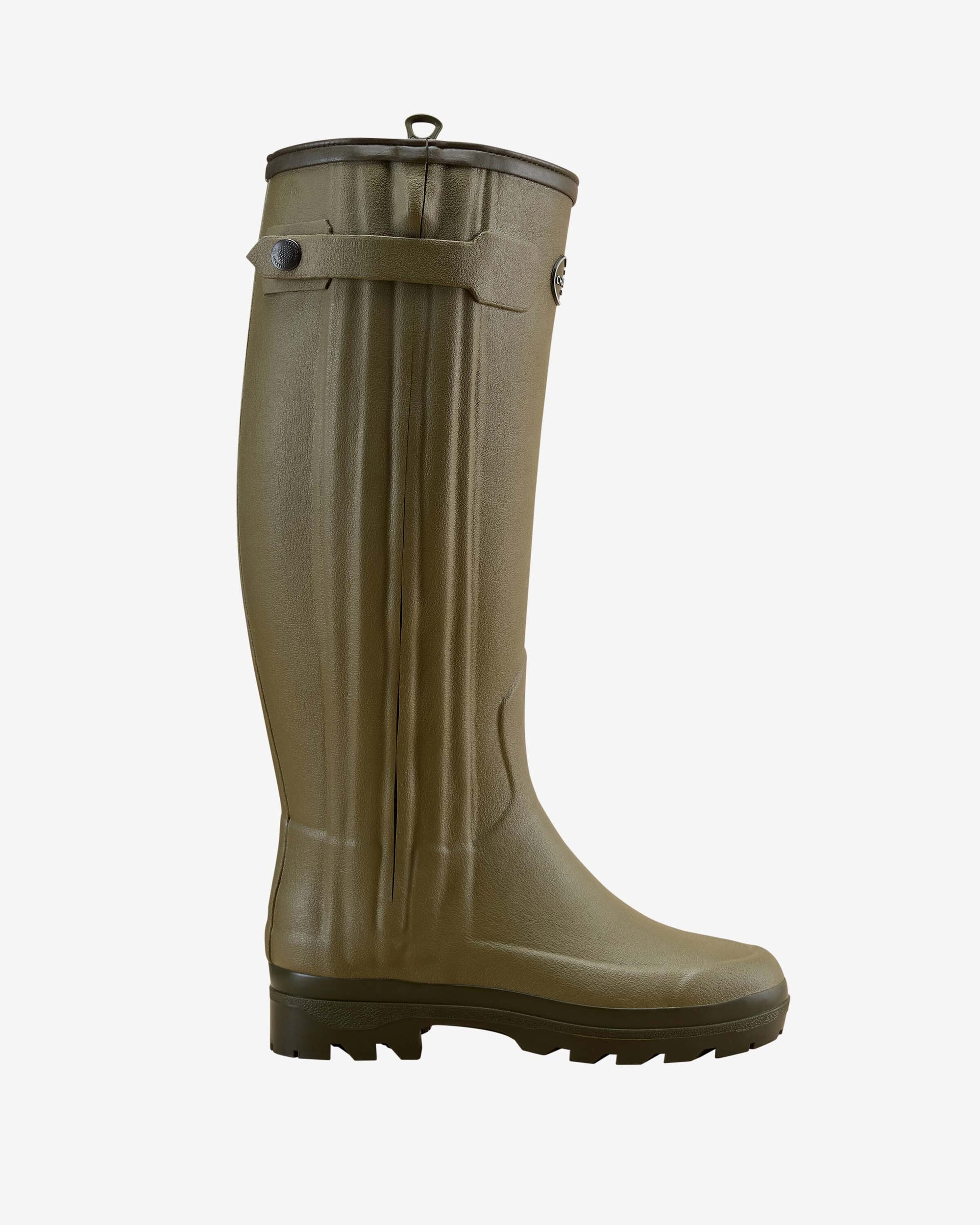 Women's Chasseur Neoprene Lined Wellington Boot Green | Le Chameau