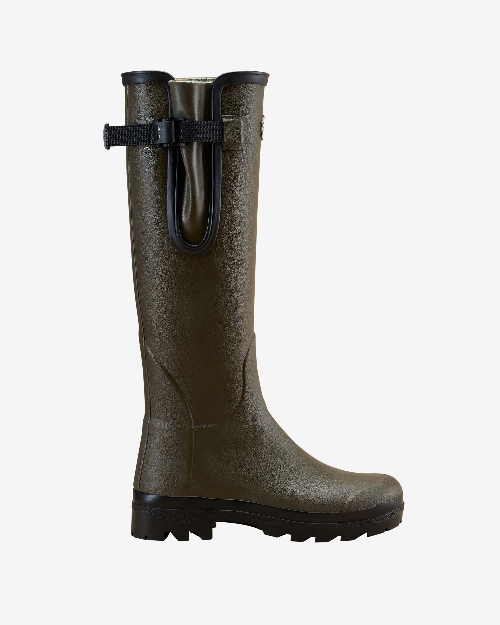 Women's Vierzon Jersey Lined Wellington Boot Green | Le Chameau